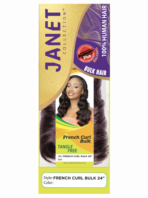 Janet Collection 100% Human Hair FRENCH CURL Bulk– Best Hair World
