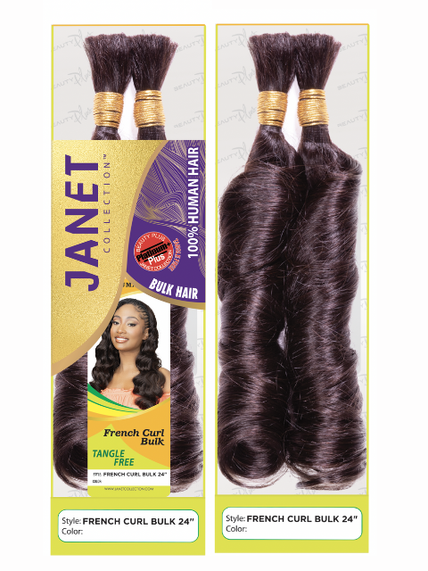 Janet Collection 100% Human Hair FRENCH CURL Bulk– Best Hair World