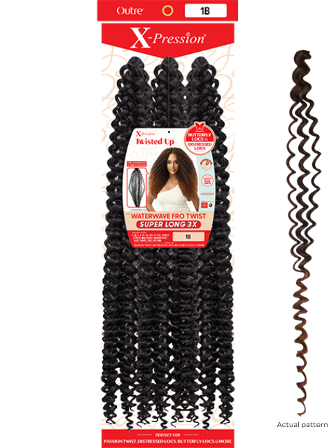[VALUE PACK] Outre X-Pression Twisted Up 3X WATERWAVE FRO TWIST SUPER ...