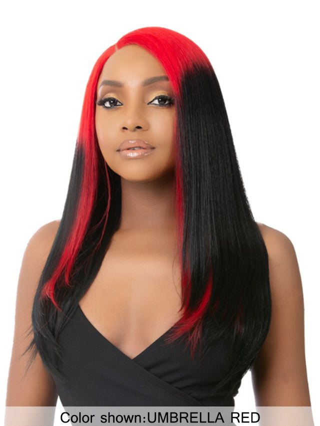 Nutique BFF Collection Synthetic Glueless HD Lace Front Wig - GARNET ...