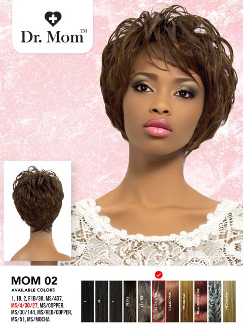R&B Collection Dr. Mom Style Synthetic Full Wig - MOM 02"– Best Hair World