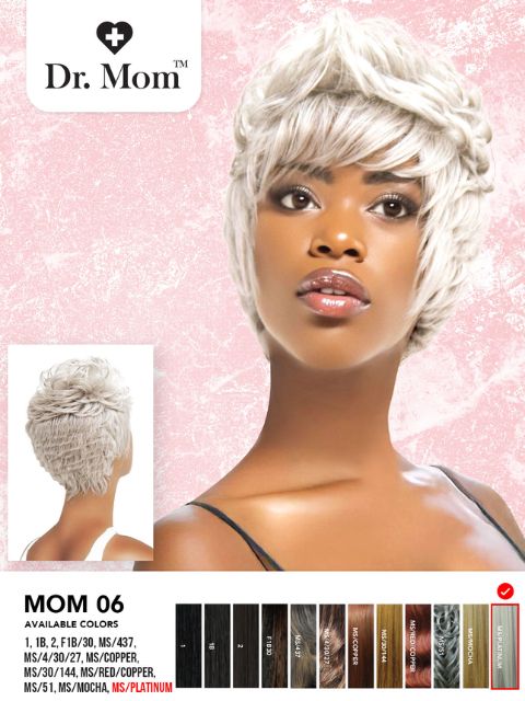 R&B Collection Dr. Mom Style Synthetic Full Wig - MOM 06"– Best Hair World