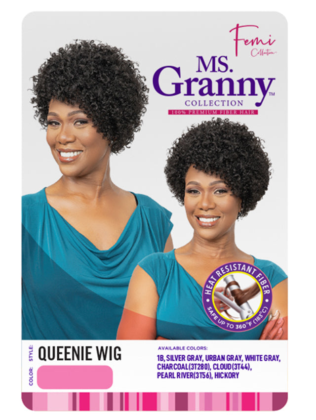 Femi Collection MS. Granny Collection 100% Premium fiber QUEENIE Wig ...