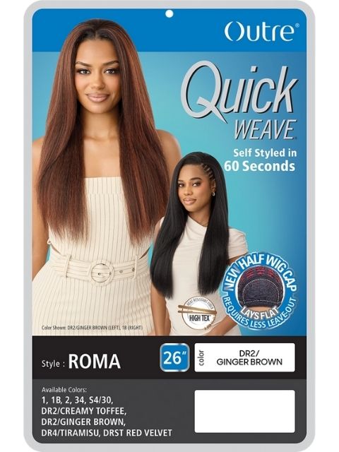 Outre Quick Weave ROMA" Half Wig– Best Hair World