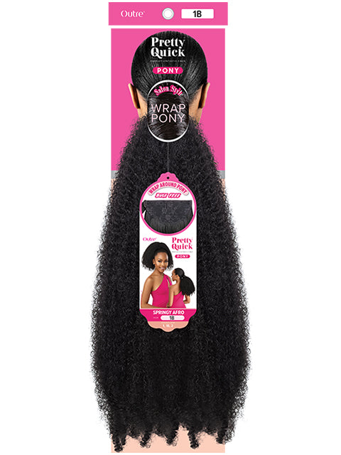 Outre Pretty Quick Pony Ponytail - SPRINGY AFRO– Best Hair World