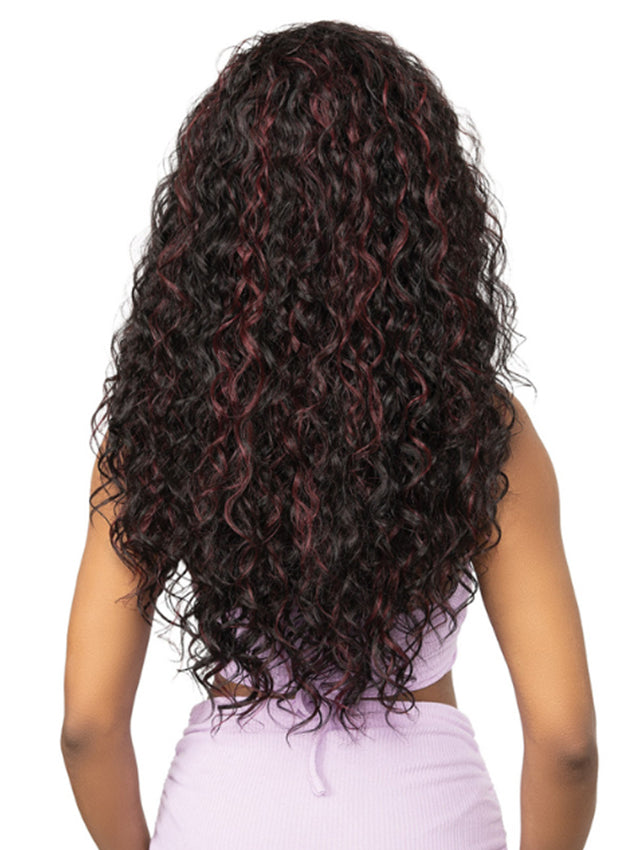 Janet Collection Remy Illusion 100% Human Hair Mix Easy N Swift Half W ...