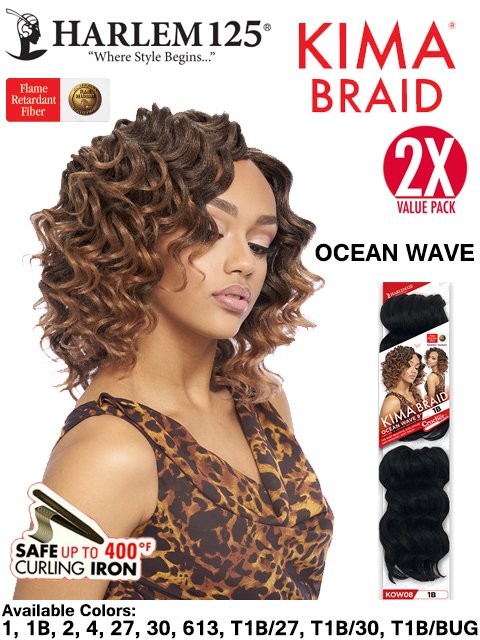Harlem 125 Kima OCEAN WAVE Crochet Braid 8 KOW08– Best Hair World