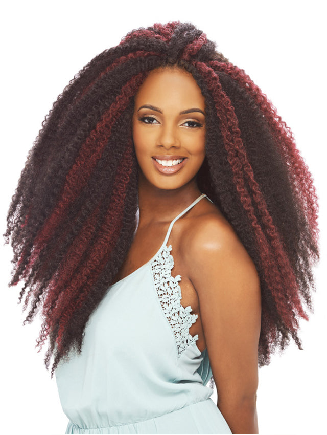 Janet Collection Premium Synthetic Noir 10X AFRO TWIST Braid (10XAMB ...