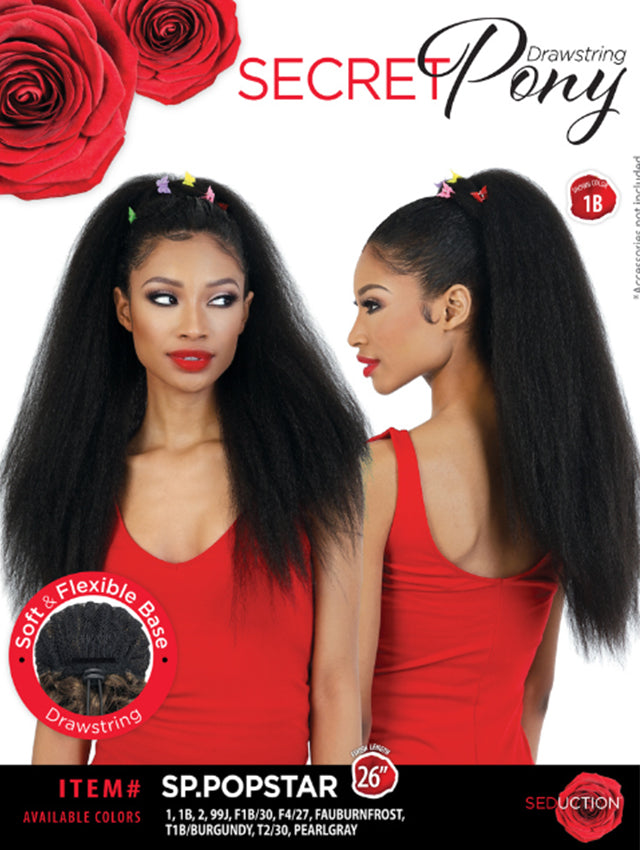 Seduction Secret Pony Drawstring - SP.POPSTAR– Best Hair World