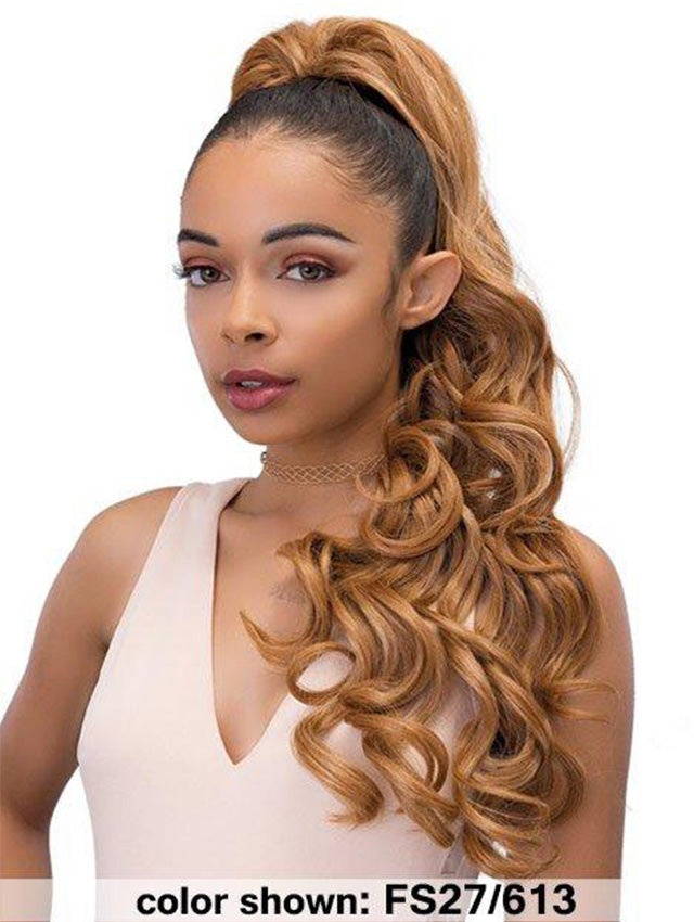 Janet Collection Noir Everytime APRICOT Drawstring– Best Hair World