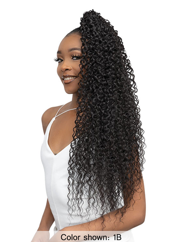 SALE! Janet Collection Remy Illusion Ponytail - WATER WAVE 32– Best ...